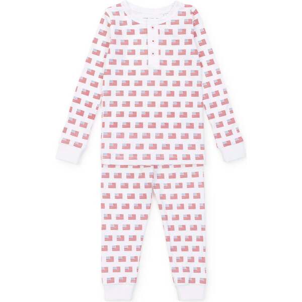 Jack Boys' Pajama Pant Set, American Flag - Lila + Hayes Sleepwear ...