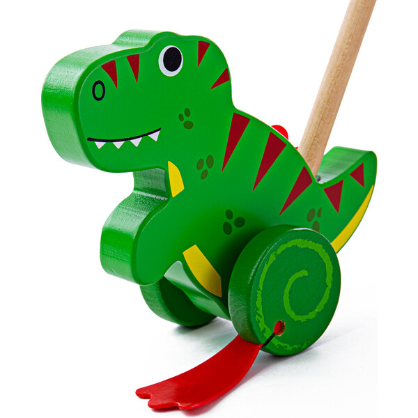Push Along (T-Rex) (4) - Bigjigs Toys Push & Pull | Maisonette