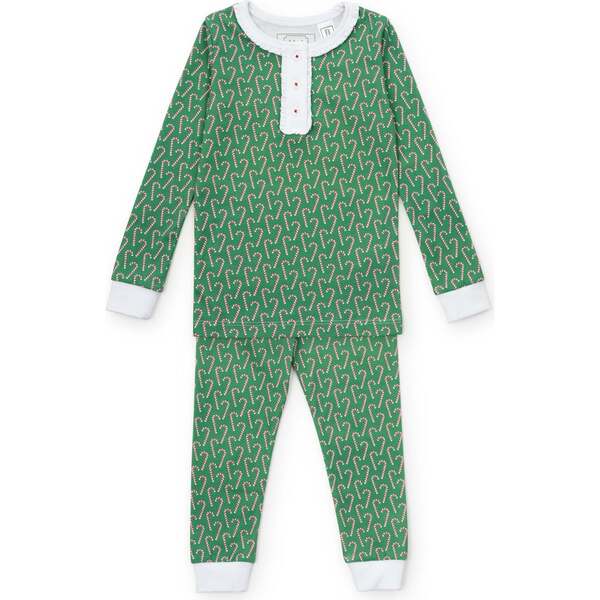 Alden Girls' Pajama Pant Set, Candy Cane Lane - Lila + Hayes Sleepwear ...