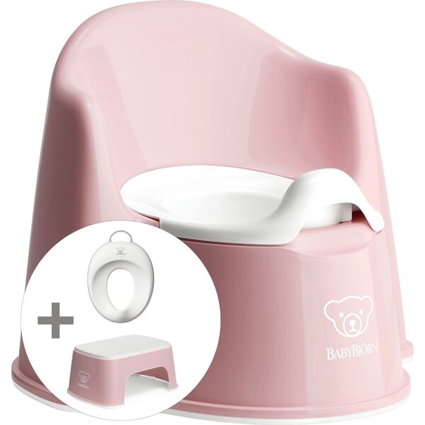 Potty Training Bundle, Pink/White - BabyBjörn Health & Safety | Maisonette