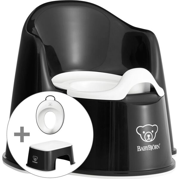 Potty Training Bundle, Black /White - BabyBjörn Health & Safety ...