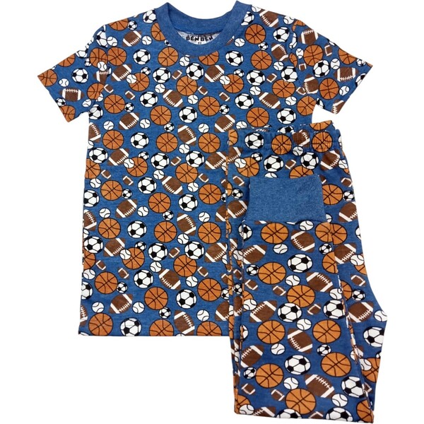 Kids Short Sleeve Pajamas, Sports - Benben Sleepwear | Maisonette