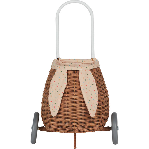Rattan Bunny Luggy with Lining – Gumdrop - Olli Ella Storage | Maisonette