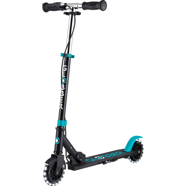 Flow Element Scooter, Black/Teal - Globber Scooters | Maisonette