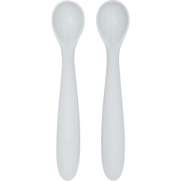 Silicone Spoons 2-pack, Faint Lilac - dollop Tableware | Maisonette