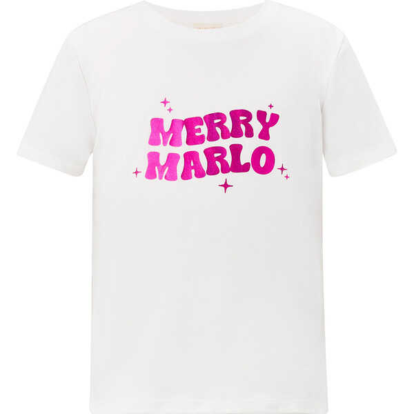 Merry Marlo T-Shirt, Ivory - Marlo Kids Tops | Maisonette