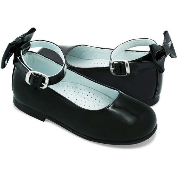 Ava Mary Jane Shoes, Black Patent Leather - Amati Steps Shoes | Maisonette