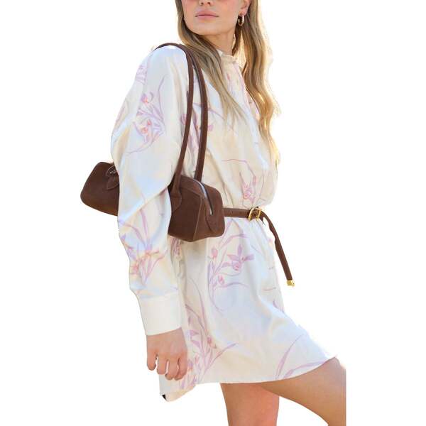 Kristy Button Down Large Floral Shirtdress - Lily and Lionel Dresses ...