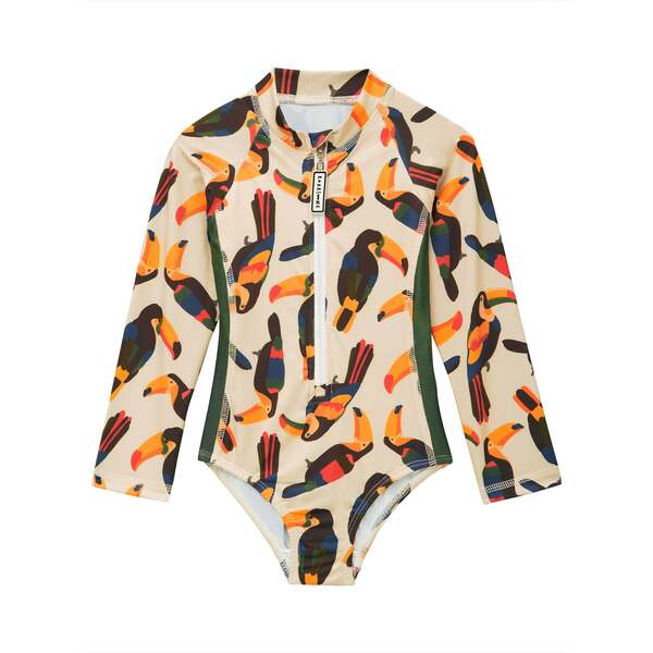 Toucan Swim Suit, Green - Roarsome Swim | Maisonette