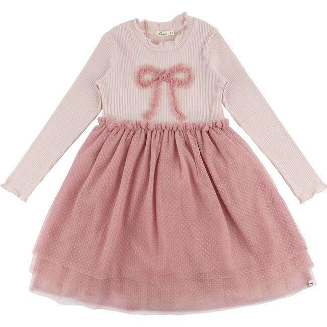 Ruffle Bow Aria Tutu Dress, Blush - oh baby! Dresses | Maisonette