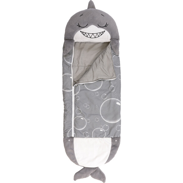 Happy Nappers: Pillow & Sleepy Sack: Med - Grey Shark - Idea Tank Plush ...